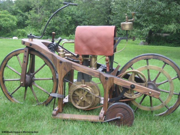 1885 Daimler Reitwagen Replica | William Eggers Motorcycles